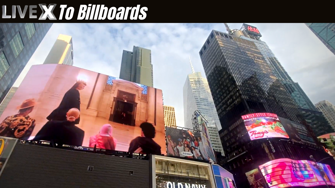 Go larger than life with LiveX to billboards | Live X